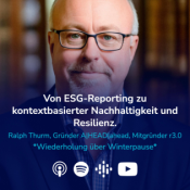 #68 Von ESG-Berichten zu Resilienz und Kontextbezug: Nachhaltigkeit richtig messen. Ein Pionier ...